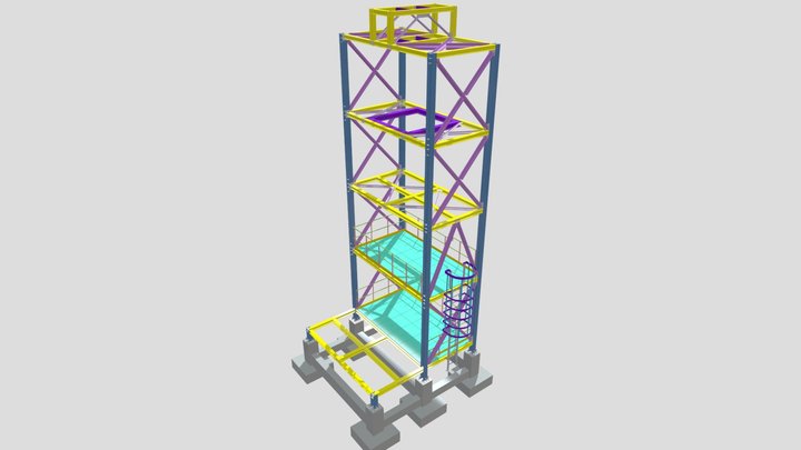 Steel-structure 3D models - Sketchfab