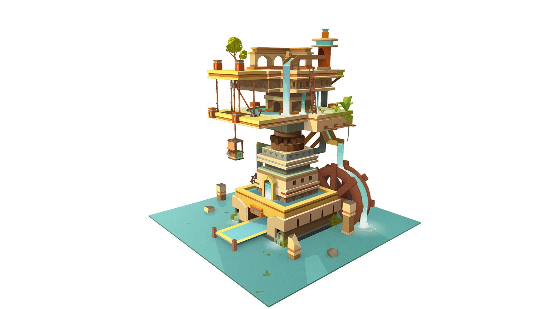 Oasis - 3D model by IlyaRukhlyada [de97927] - Sketchfab