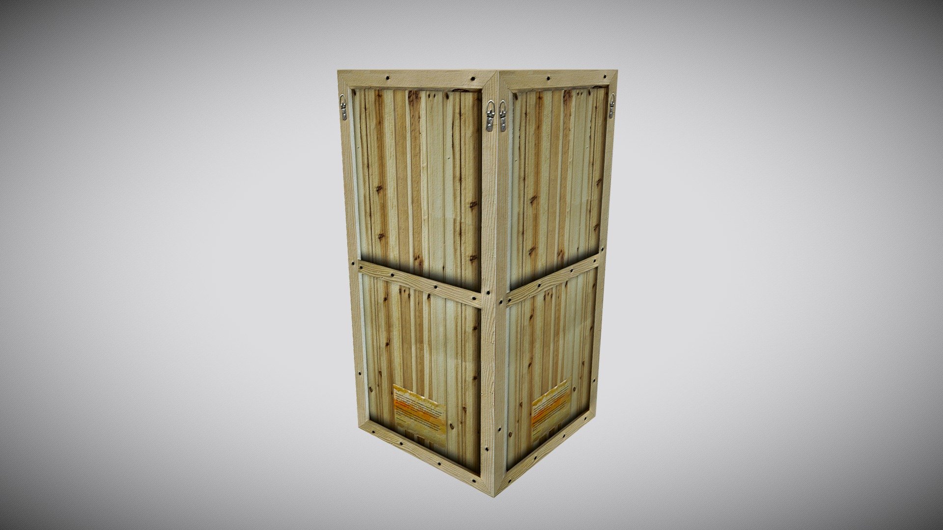 Lowest Poly Wooden Box - Download Free 3D model by M Salman ...