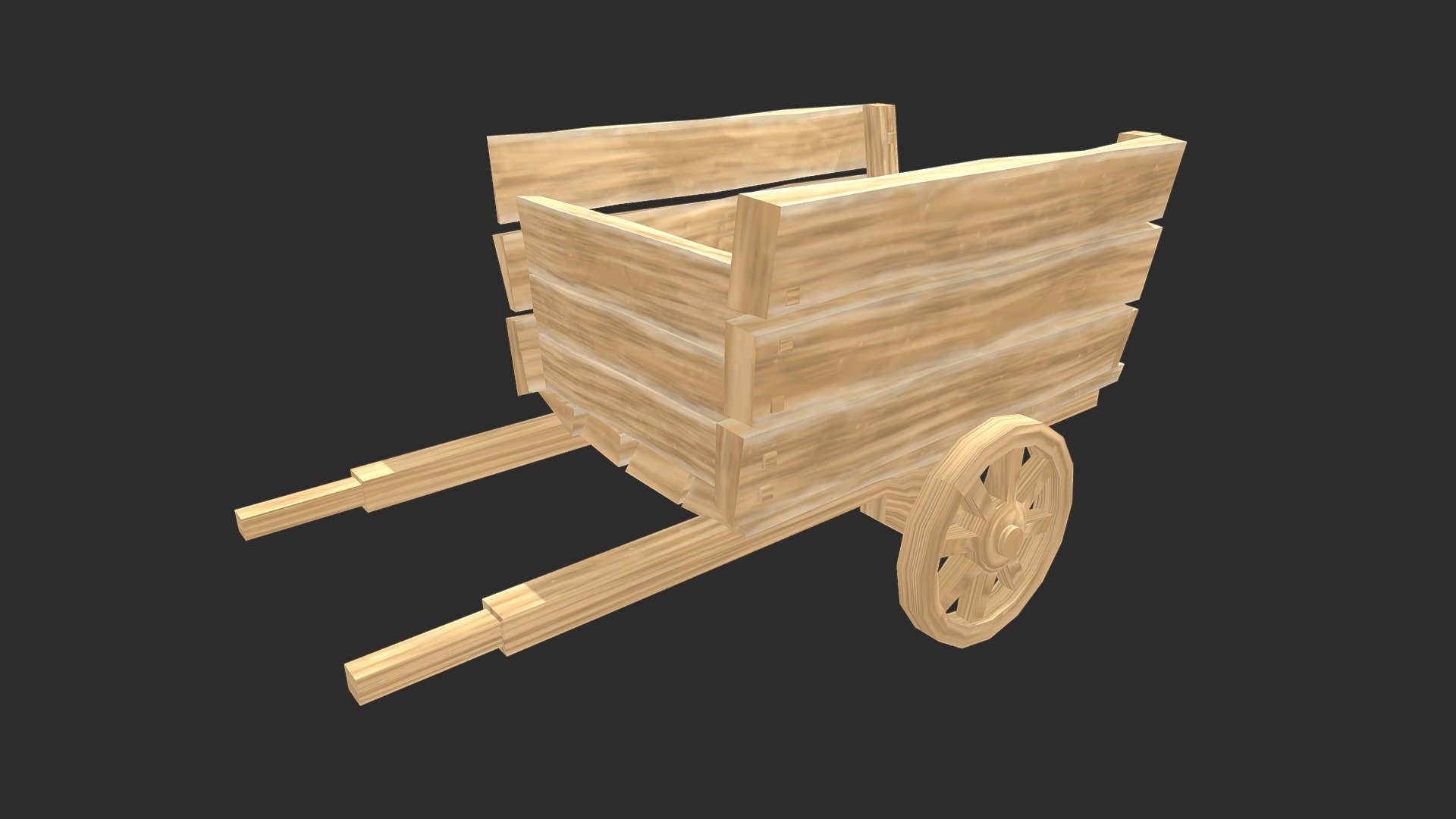 Low Poly Cartoon Wagon - Download Free 3D model by Logan S. (@Logan_S ...
