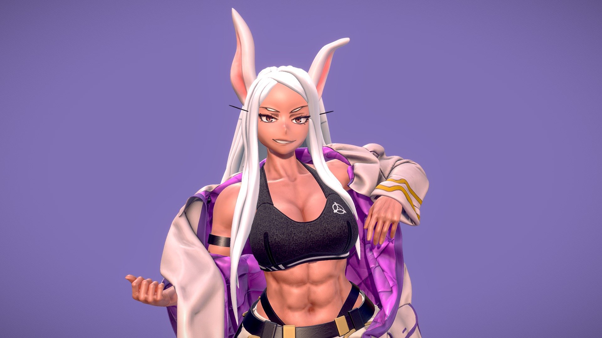 Mirko (My Hero Academia) - Download Free 3D model by HOU YAN (@a5533809) [de9ac30] - Sketchfab