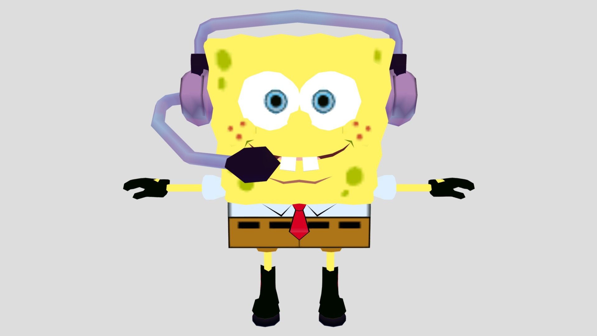 The SpongeBob Movie - SpongeBob Manager - Download Free 3D model by SMF ...
