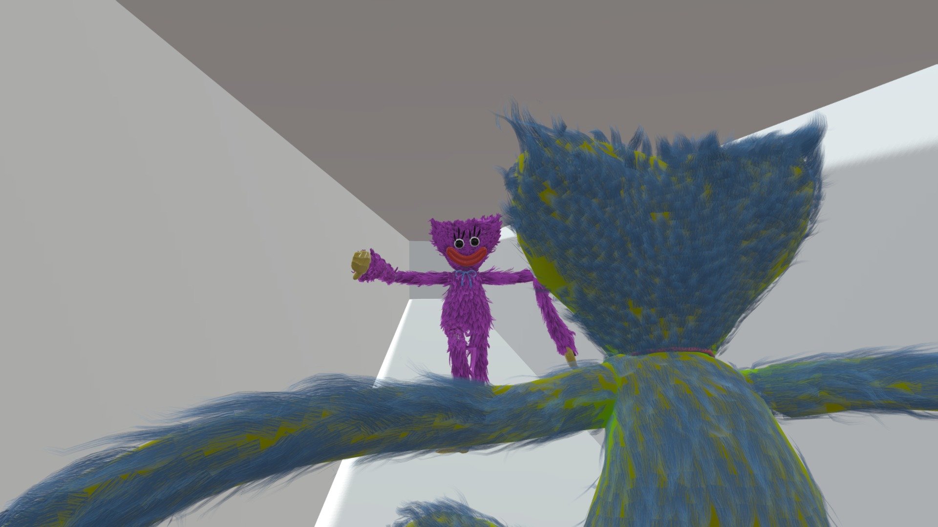 Huggy meets Kissy (Vent) - 3D model by Black (@BlackSus) [de9dcb1 ...