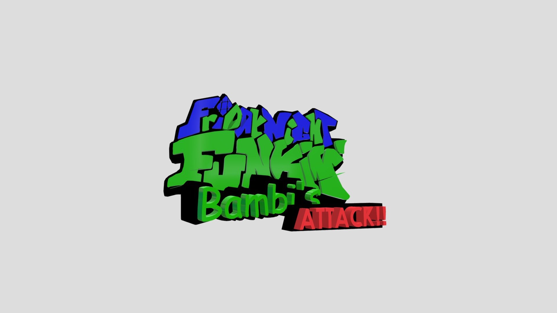 My Own Fnf Logo2 - 3D model by Someone With An Brobganl PFP (@coolaj131 ...