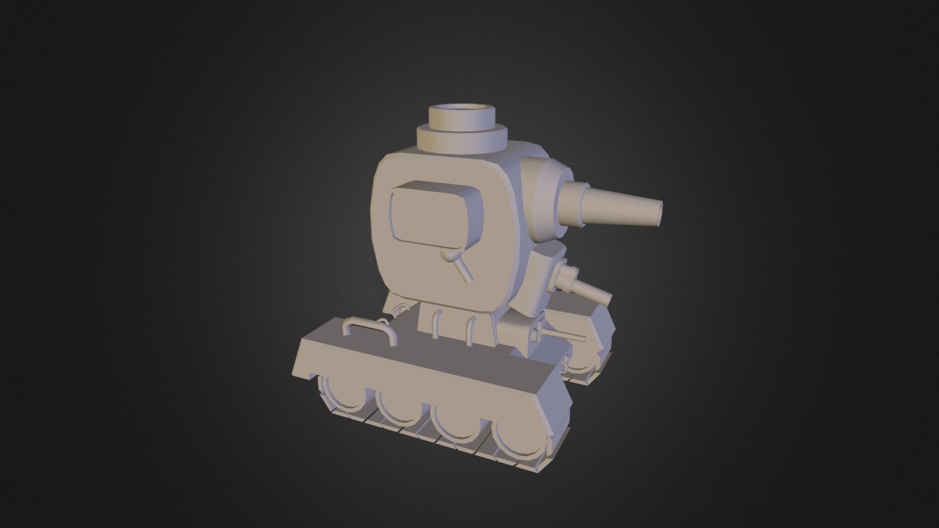 Art Test: RTS Tank (Extremist Faction) - 3D model by Graham (@graham3d ...