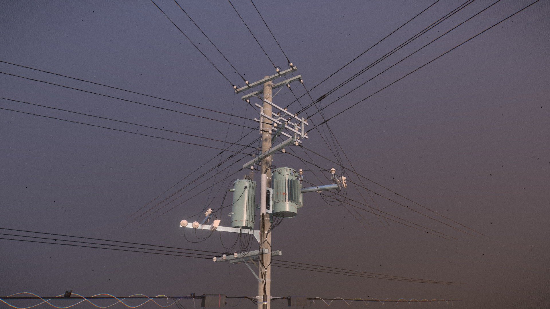 Japanese urban utility pole - 3D model by TheTallOne [dea0239] - Sketchfab