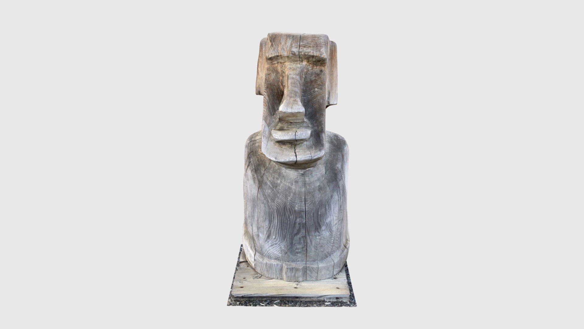 Wooden Moai - Download Free 3D model by endoceras [dea0f88] - Sketchfab
