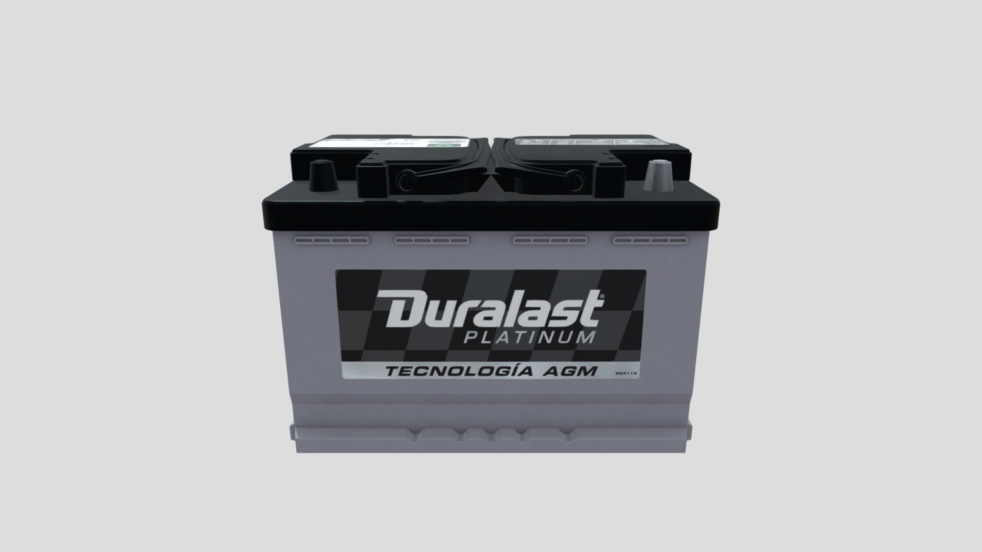 Bateria Duralast - 3D model by ethos_pro [dea215d] - Sketchfab