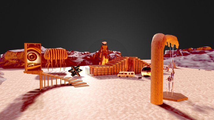 Spatial 3D models - Sketchfab