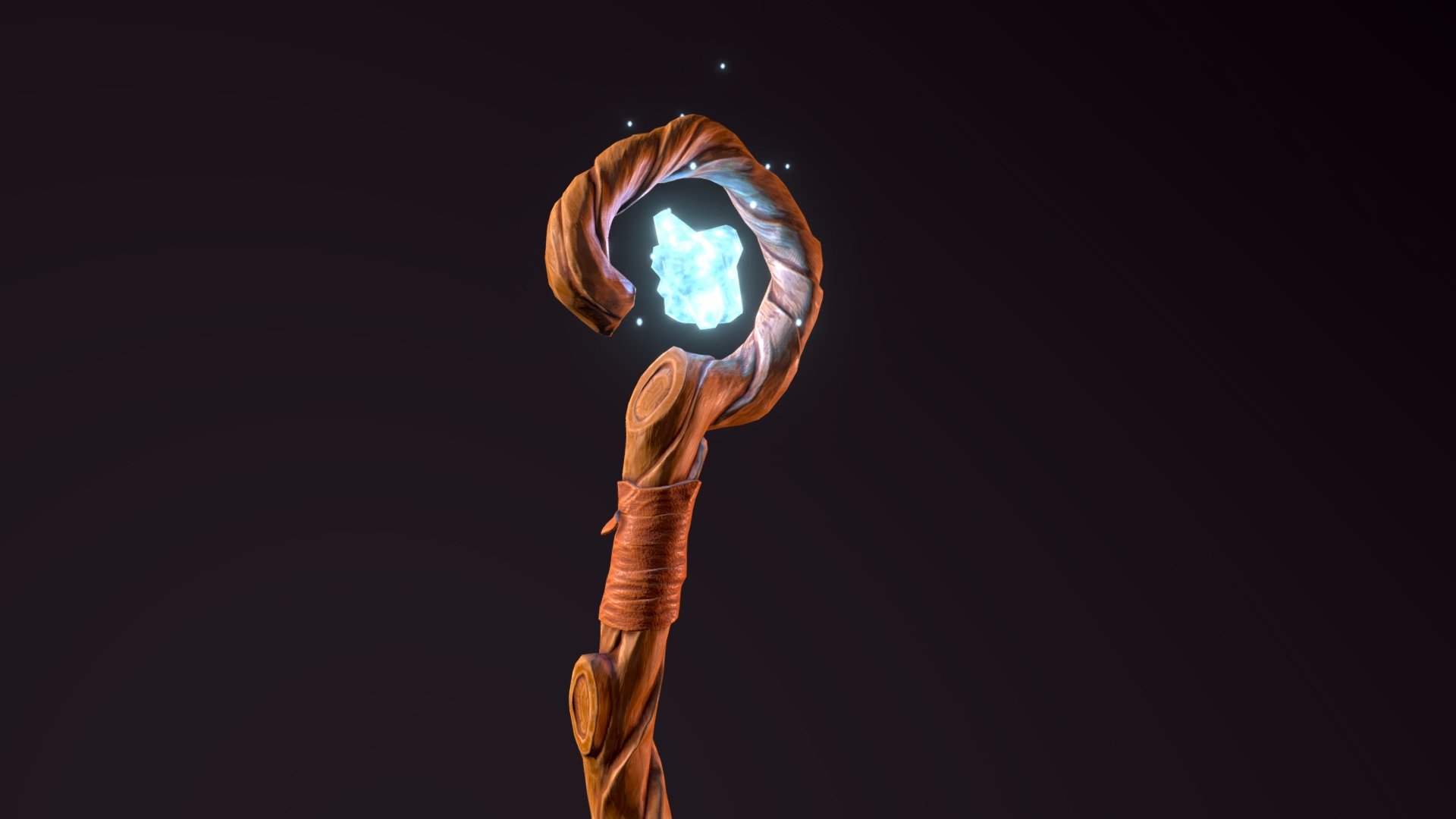 Mage Staff - 3D model by Ponkke [dea4808] - Sketchfab