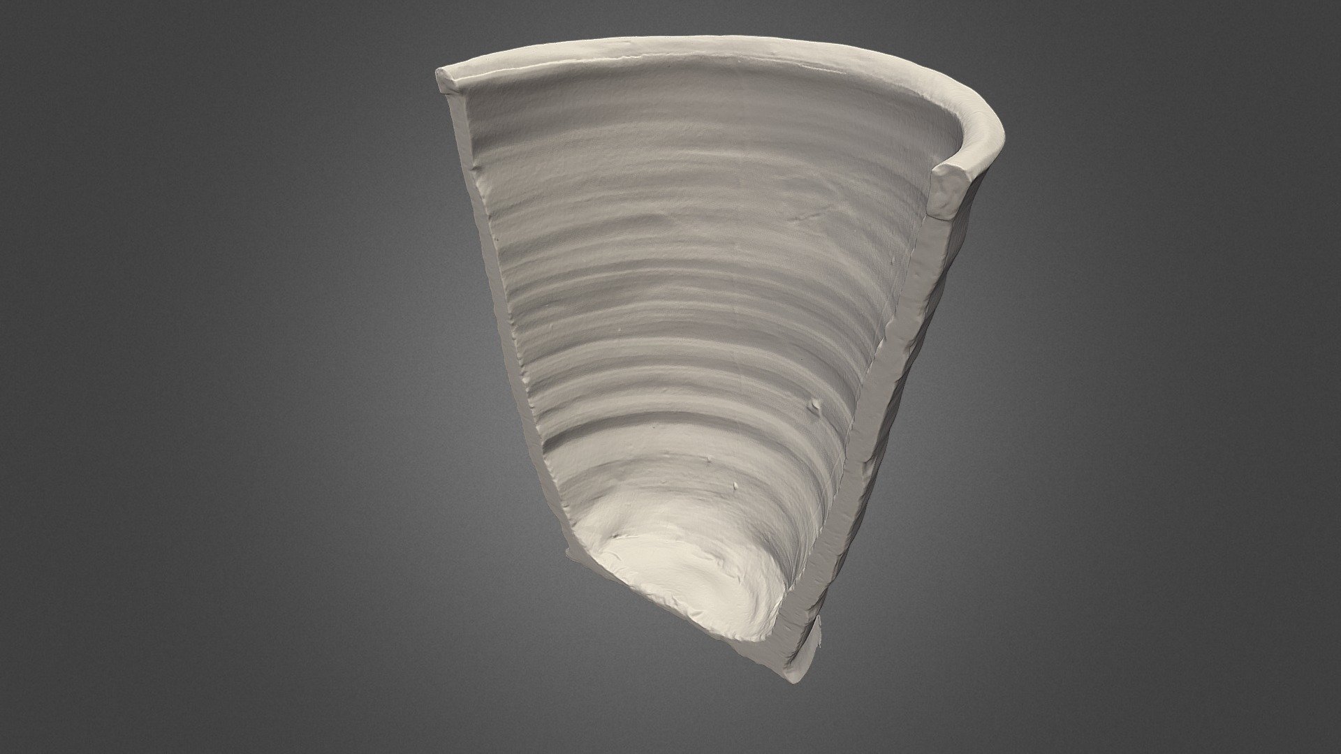 Concentric parallel ribbed striations - 14.13B - Download Free 3D model ...