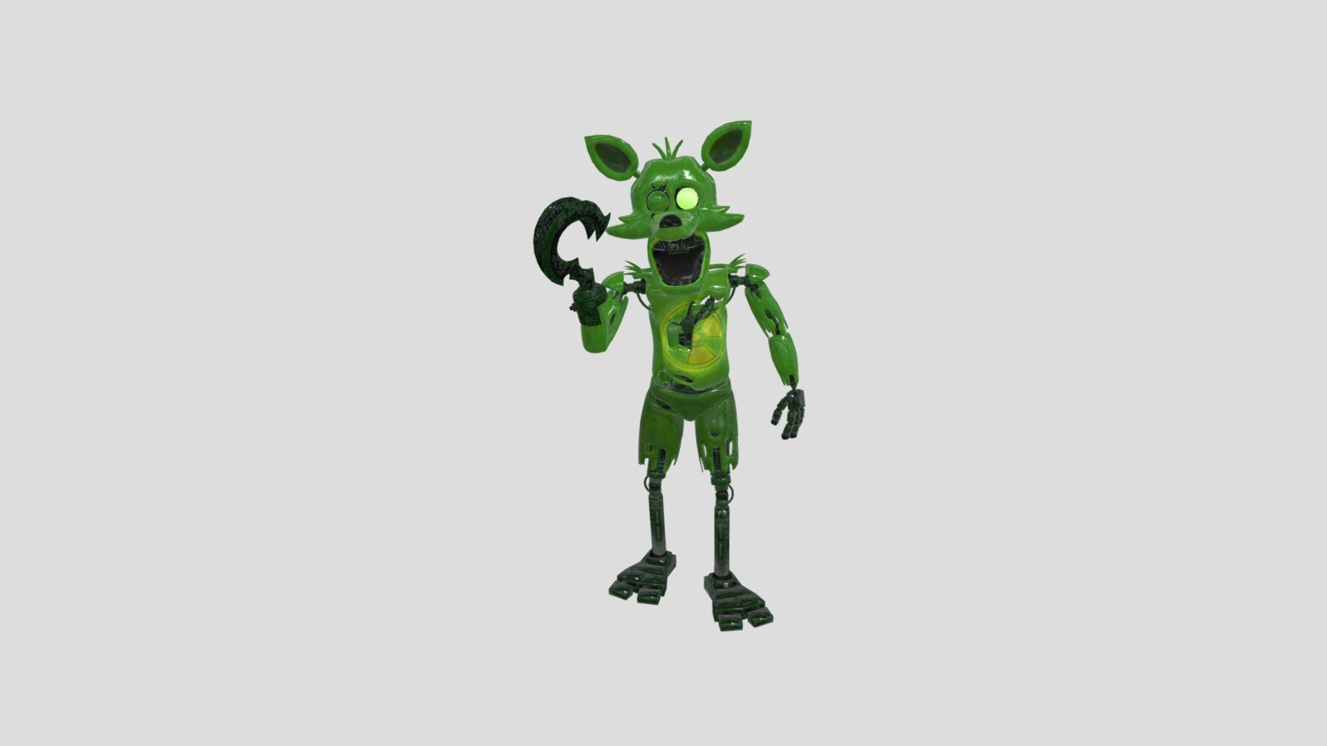 Radio Active Foxy - Download Free 3D model by Eire [dea57f6] - Sketchfab