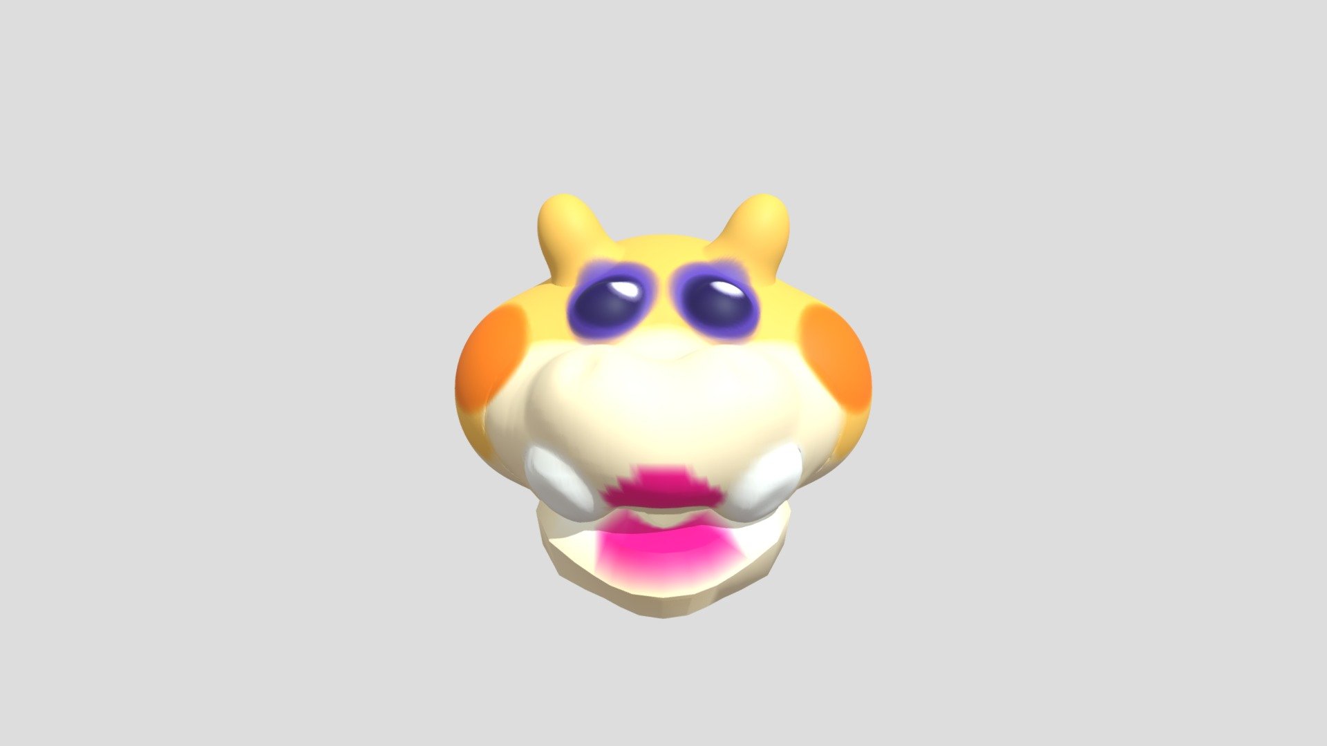 creepy hippo head - 3D model by hippohipo [dea77de] - Sketchfab