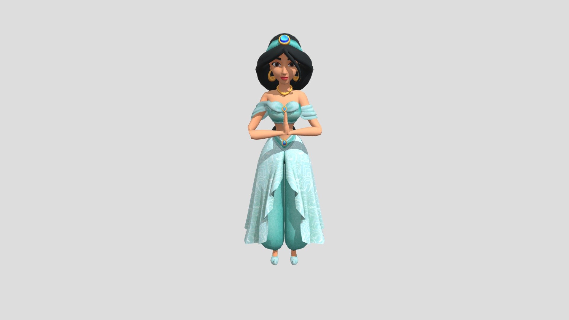 Jasmine praying - Download Free 3D model by XxDeafYesxx [dea80bf ...