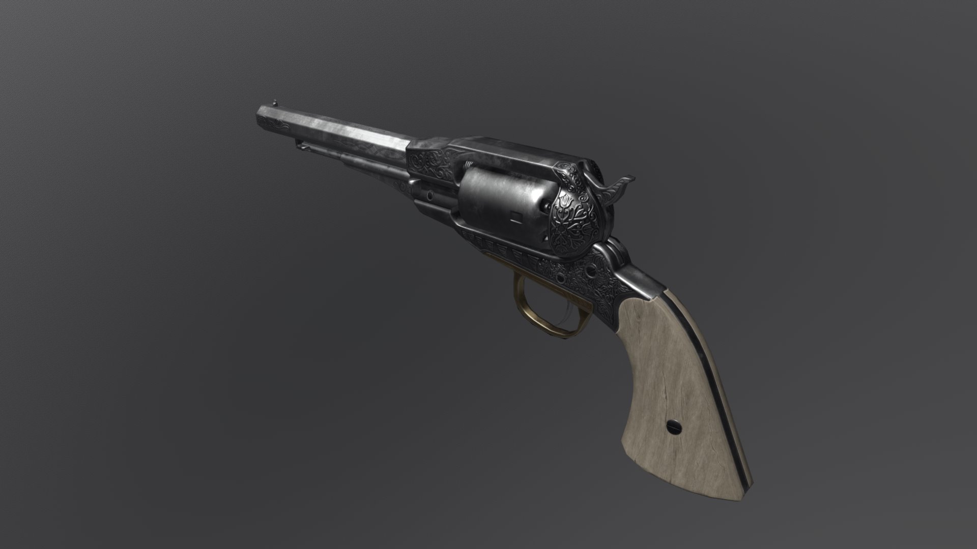 Revolver - 3D model by SeledynStudent [dea8cb3] - Sketchfab