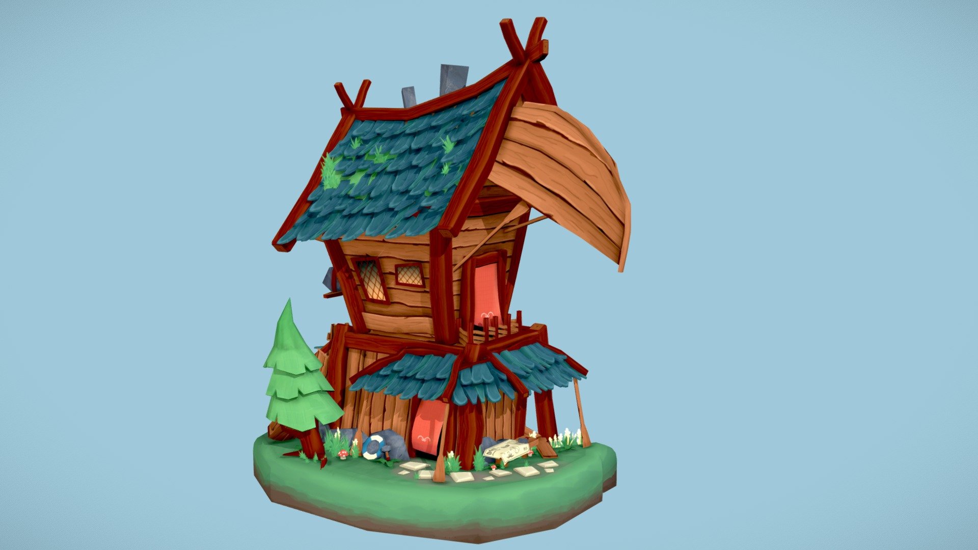 The Boat Shack - 3D model by Jens Lelie (@jenslelie) [deaa01a] - Sketchfab