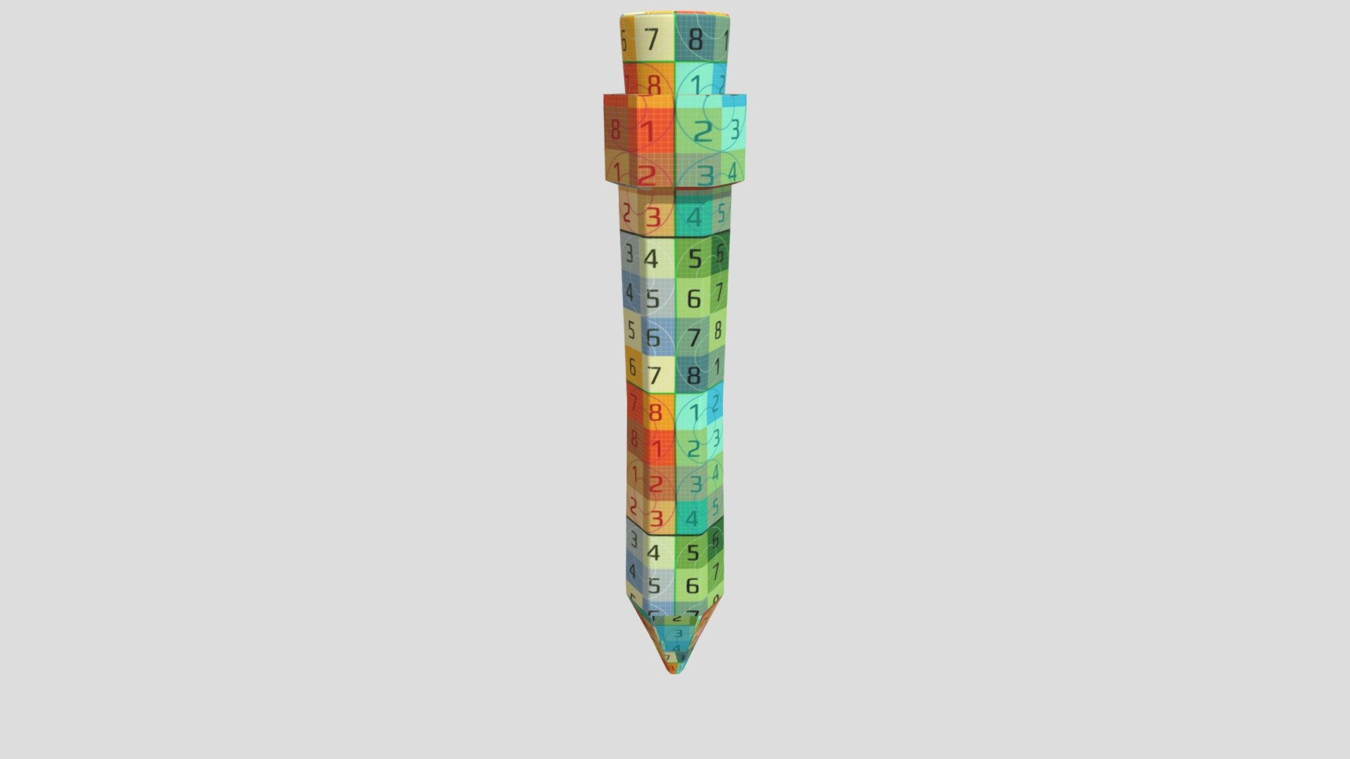 Pencil Checker - Download Free 3D model by AchimG [deac0b3] - Sketchfab