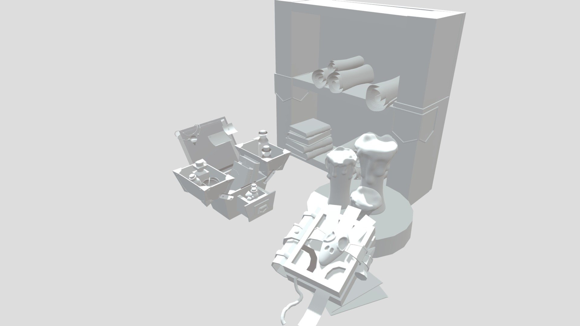 Witchbox - 3D model by Cac Le (@cactranle) [deac1e1] - Sketchfab