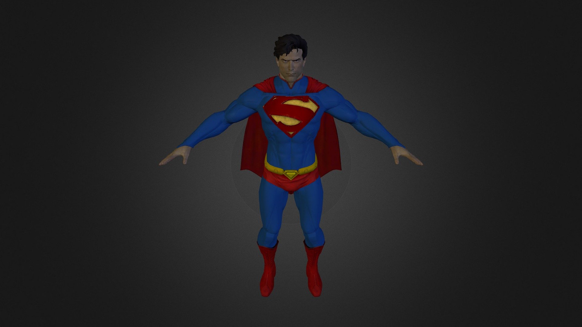 Classic Superman - 3D model by rizzn [deac7bd] - Sketchfab