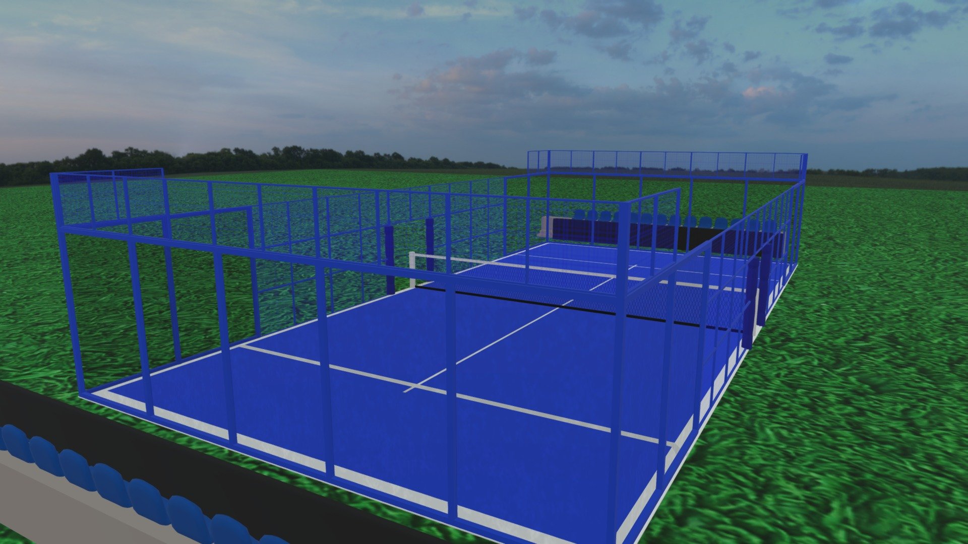 padel tennis model 4 - 3D model by abu.al.khair (@beitco.steelM1 ...