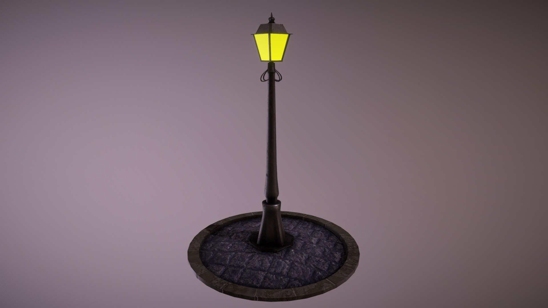 Lamp Post - 3D model by Leska [deae84c] - Sketchfab
