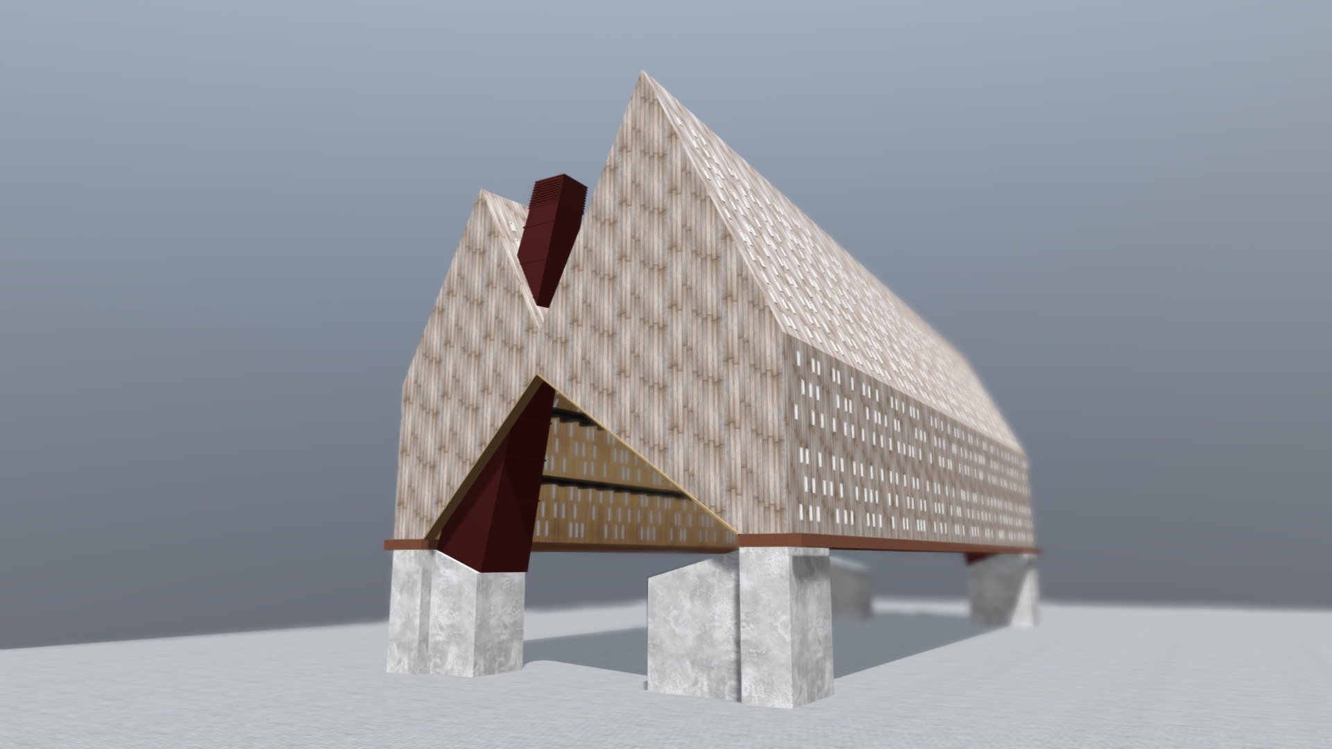 Stadshal - Buy Royalty Free 3D model by rendermodel [deaeac8 ...