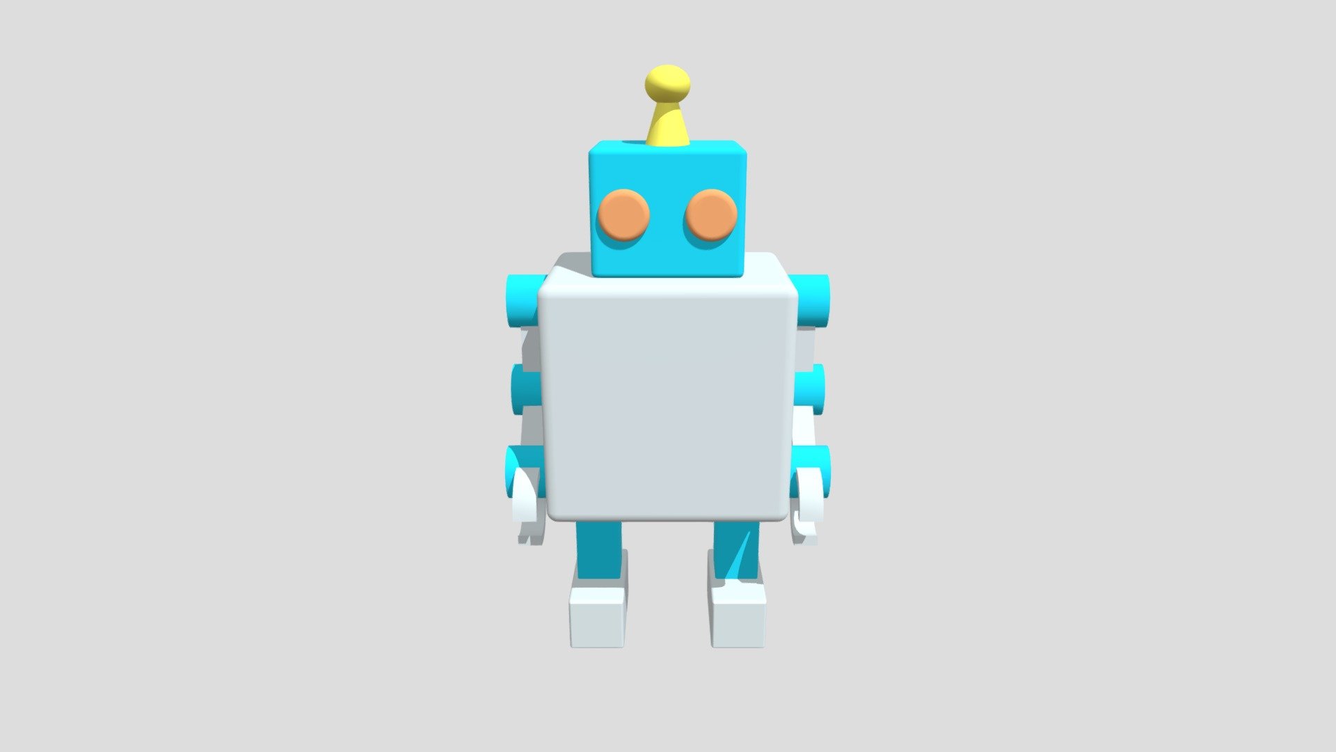 toy robot - 3D model by s711040 [deaeef9] - Sketchfab