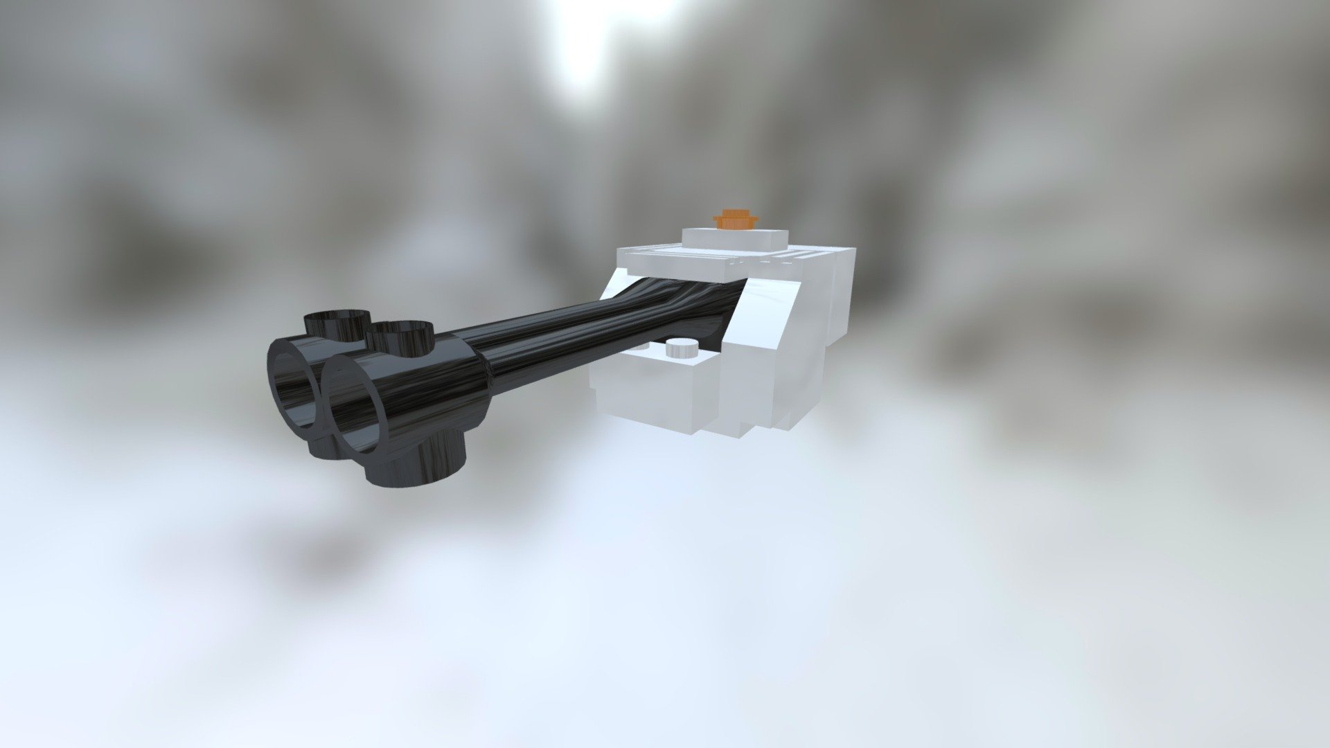 Lego Gun - 3D model by Jonathan_van_Baggem [deb0135] - Sketchfab