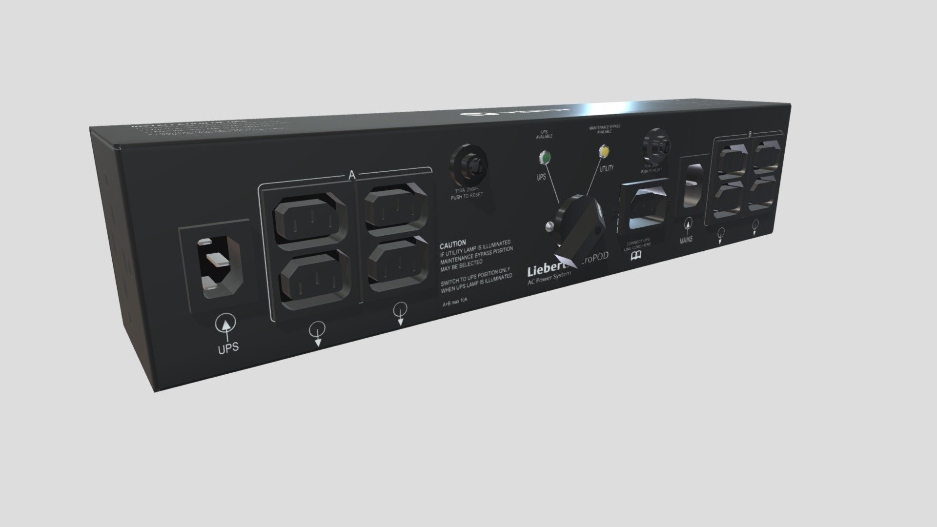 MP2-210K - 3D model by Vertiv [deb0188] - Sketchfab