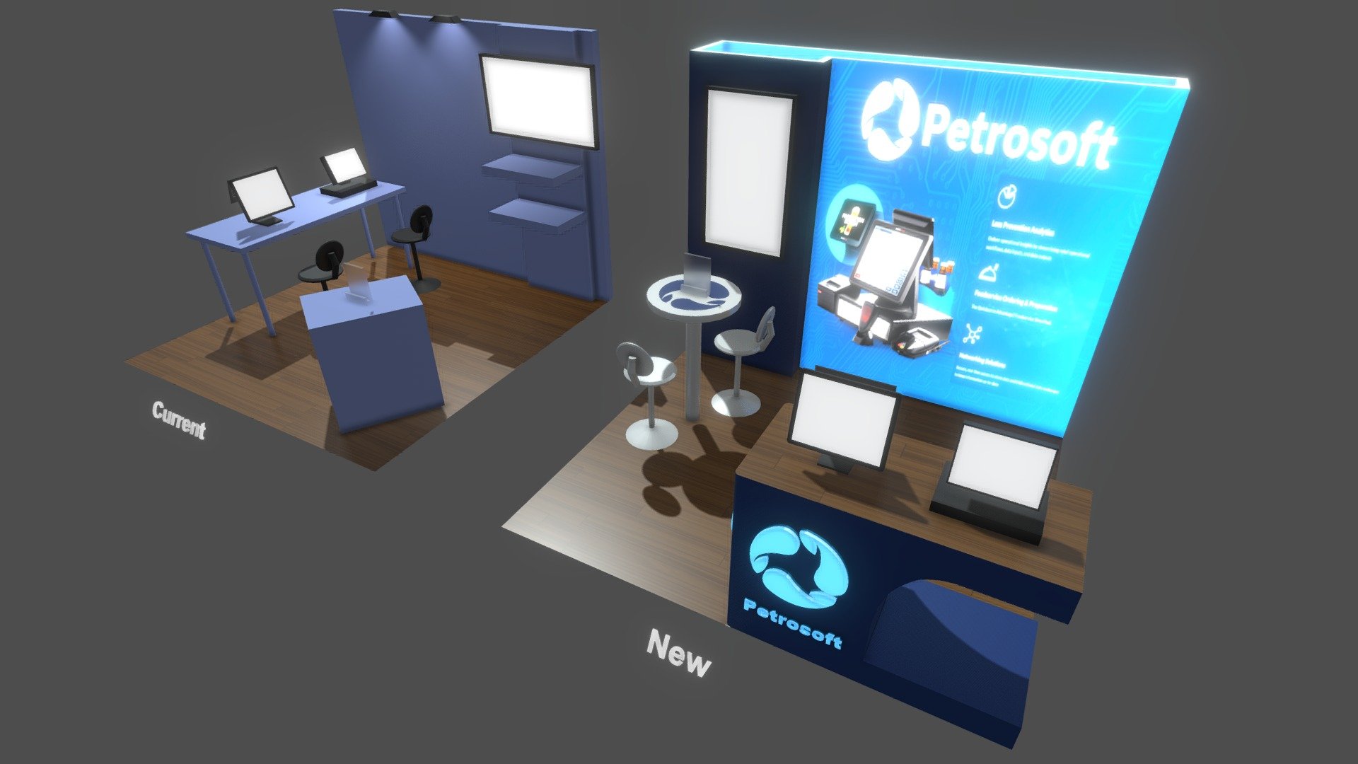 Petrosoft Booth Layout Proposal July 2023 - Download Free 3D model by ...