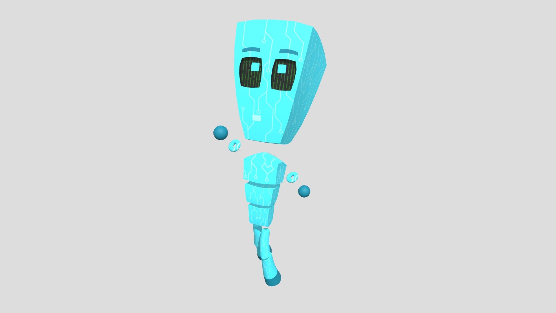 Blue robot - 3D model by Jespesl21 [deb1512] - Sketchfab