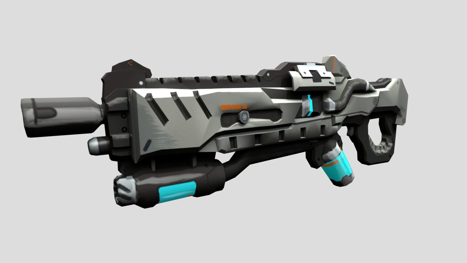 Soldier 76 Rifle: Artic Ops - 3D model by WingTham23 [deb2962] - Sketchfab