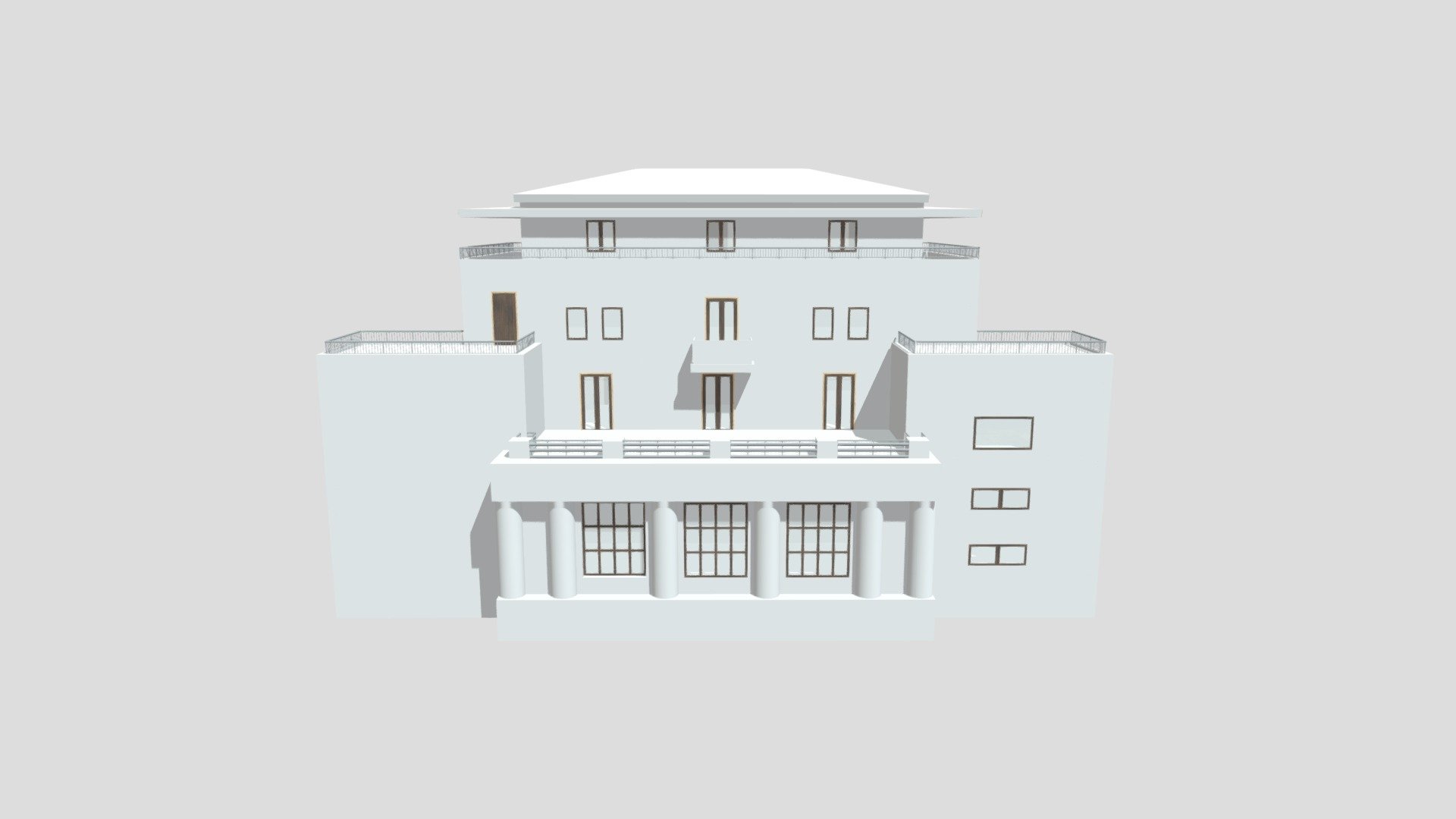 Bohdan Pniewski's Own House - 3D model by Ida.Jan [deb57d9] - Sketchfab