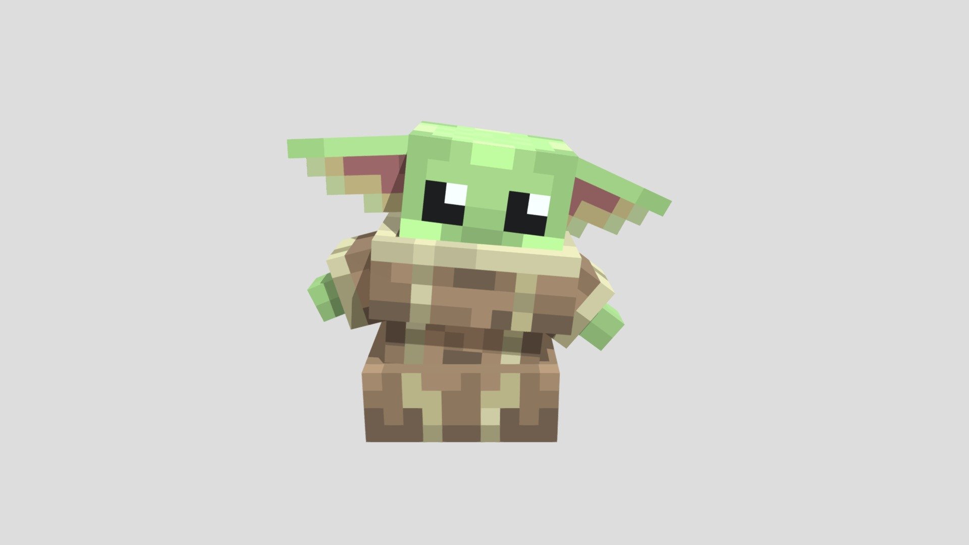 Grogu [Minecraft] - Download Free 3D model by CloudySherlock [deb7c15 ...