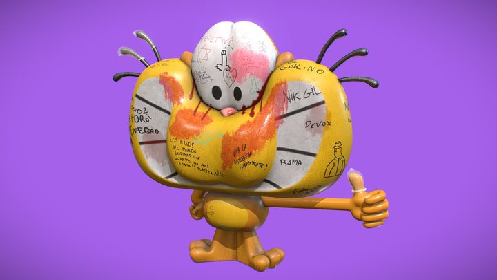 Garfield 3D models - Sketchfab