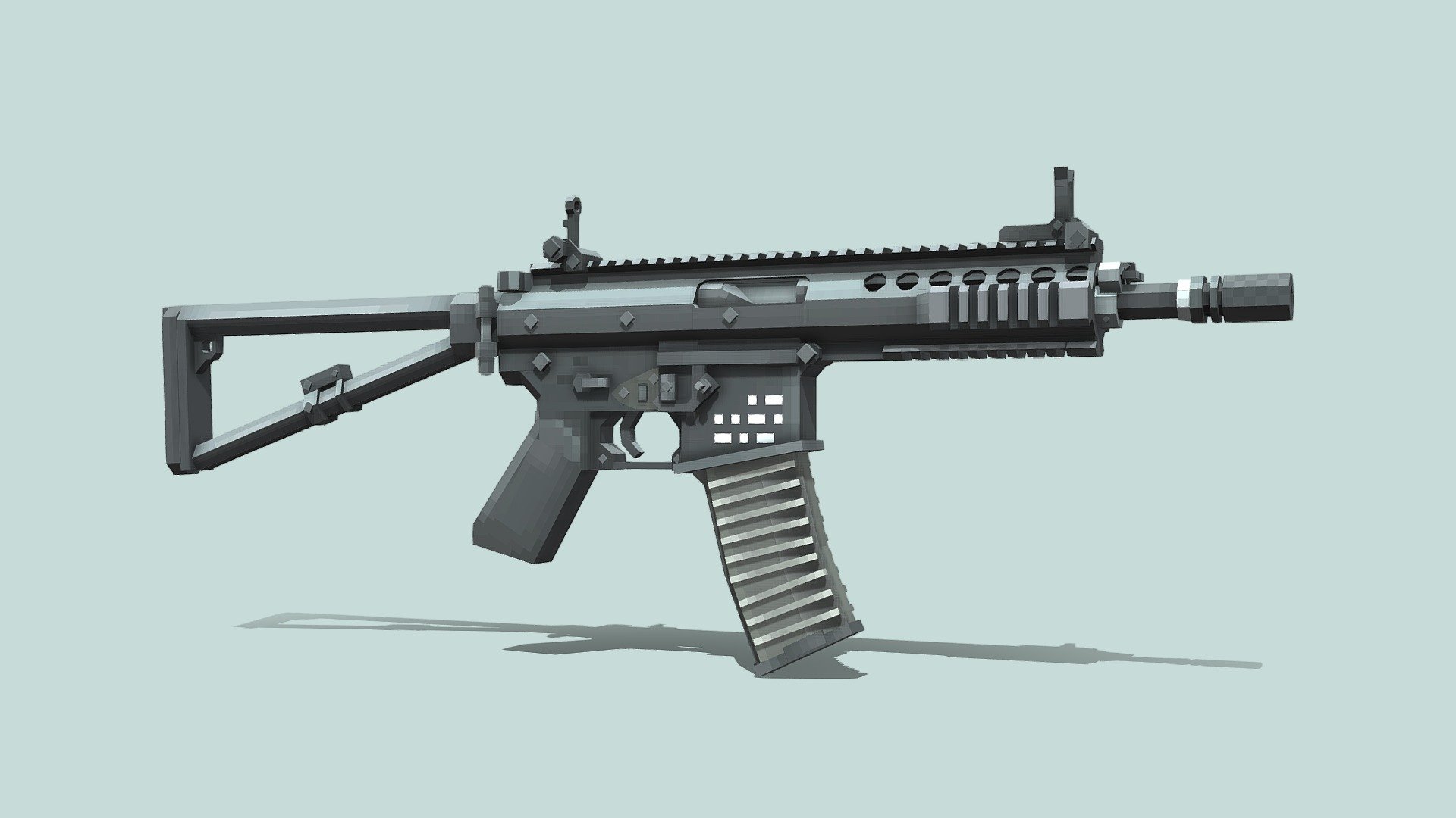KAC PDW - 3D model by 草泥马小逼崽子 (@fuccg) [debcd2c] - Sketchfab