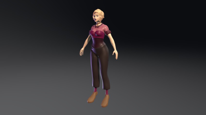 Character_textured - 3D model by stephanie.ndet [debd868] - Sketchfab