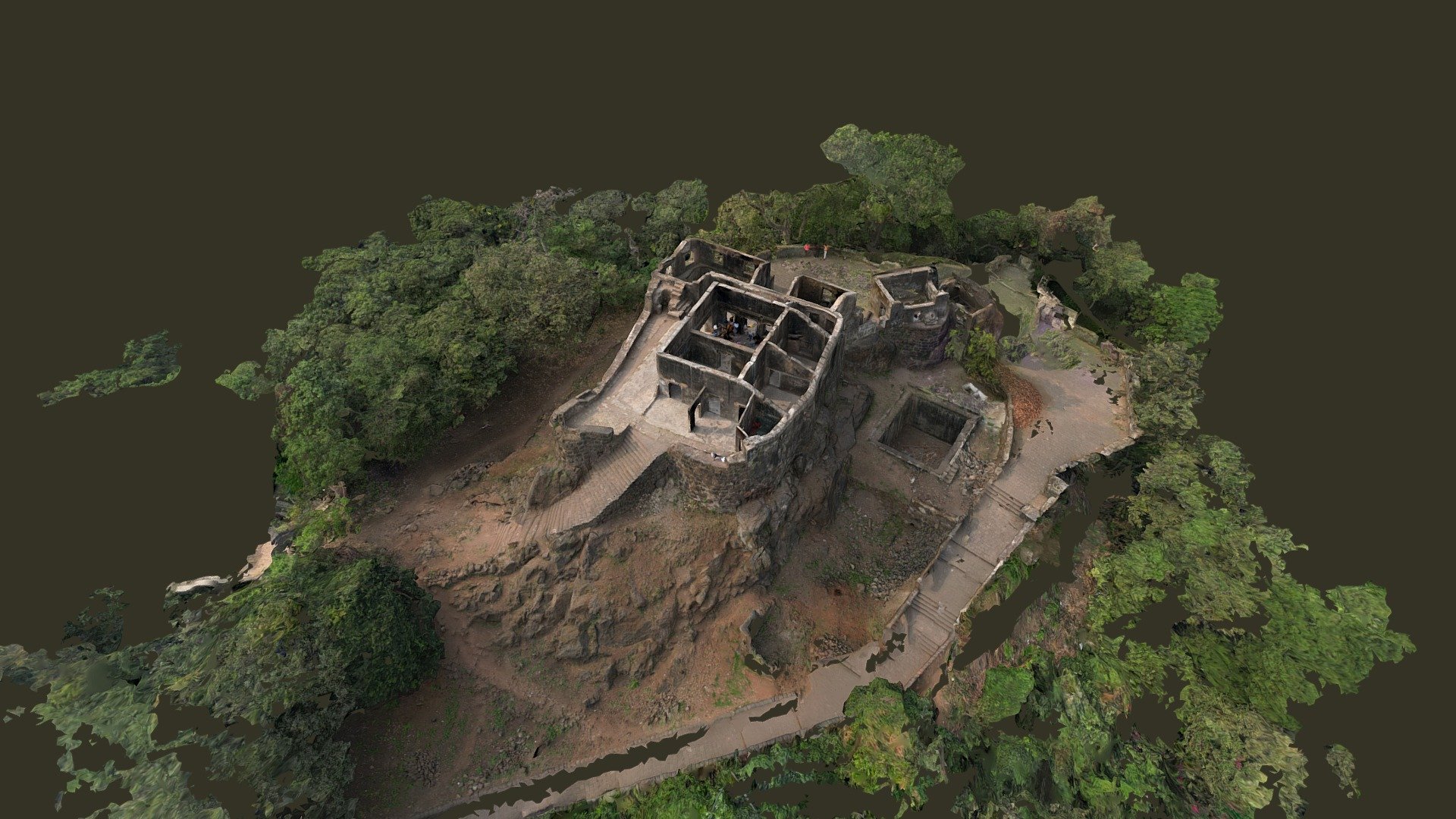 Sion Fort - 3D model by ankush.chandran [debdbd9] - Sketchfab