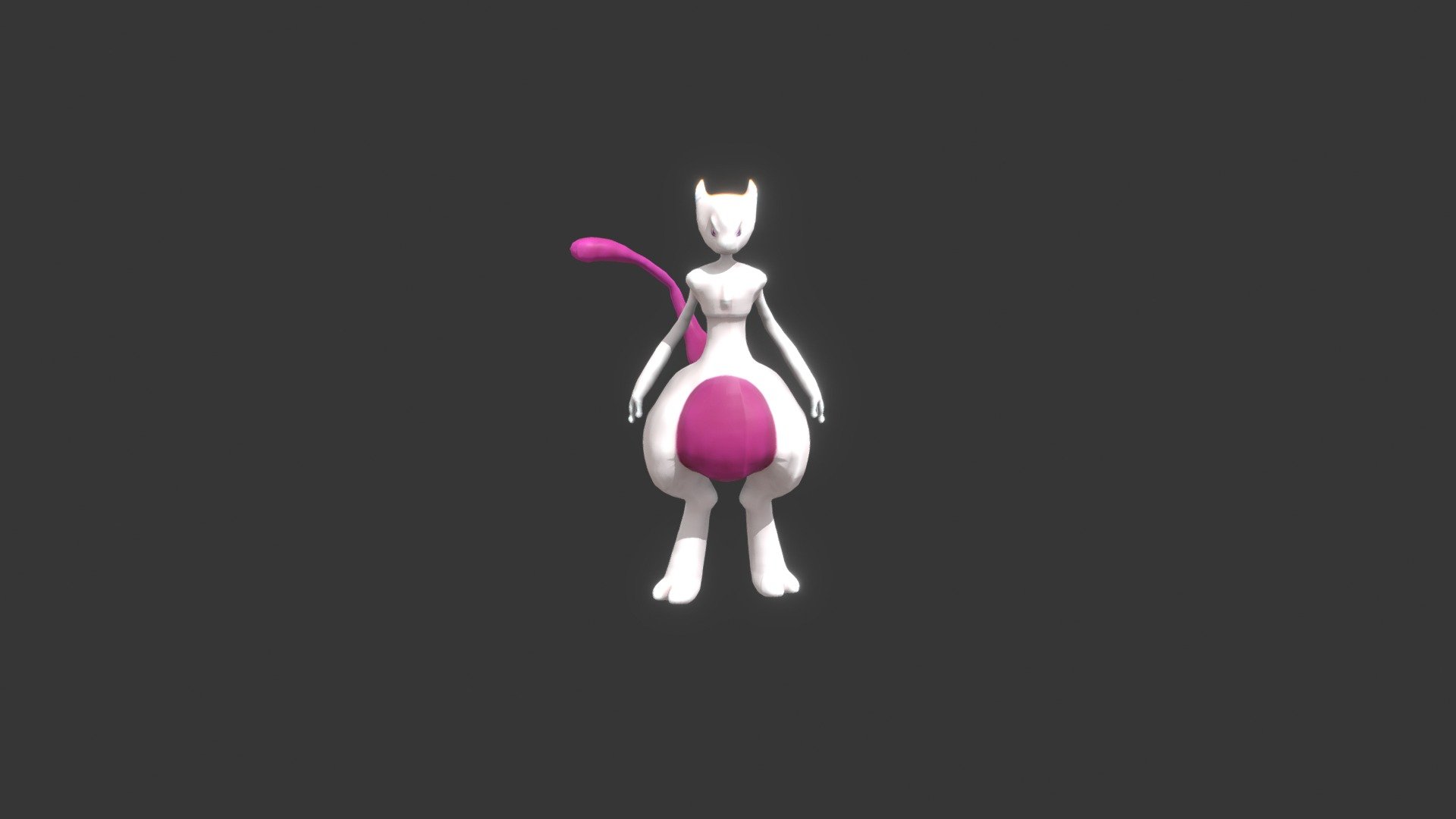 MewTwo - 3D model by zaragozachecacarlos [debf82f] - Sketchfab