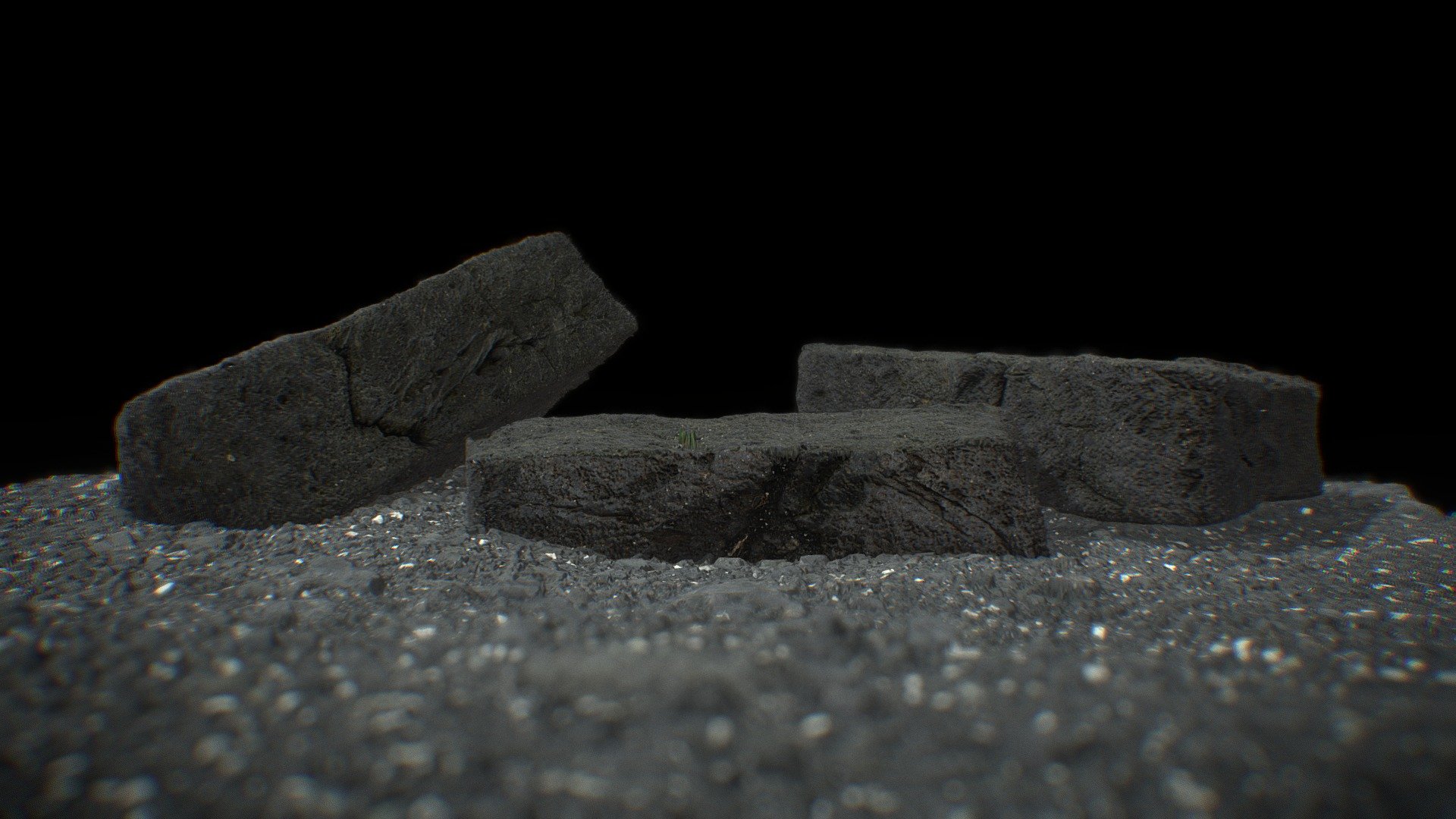 Icelandic rocks formation - Buy Royalty Free 3D model by ...