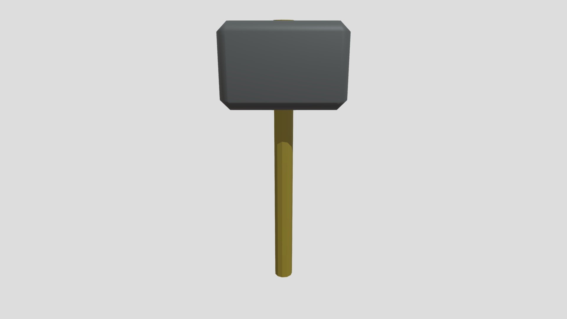 Simple Hammer - Download Free 3D model by Subtixx [dec09a8] - Sketchfab