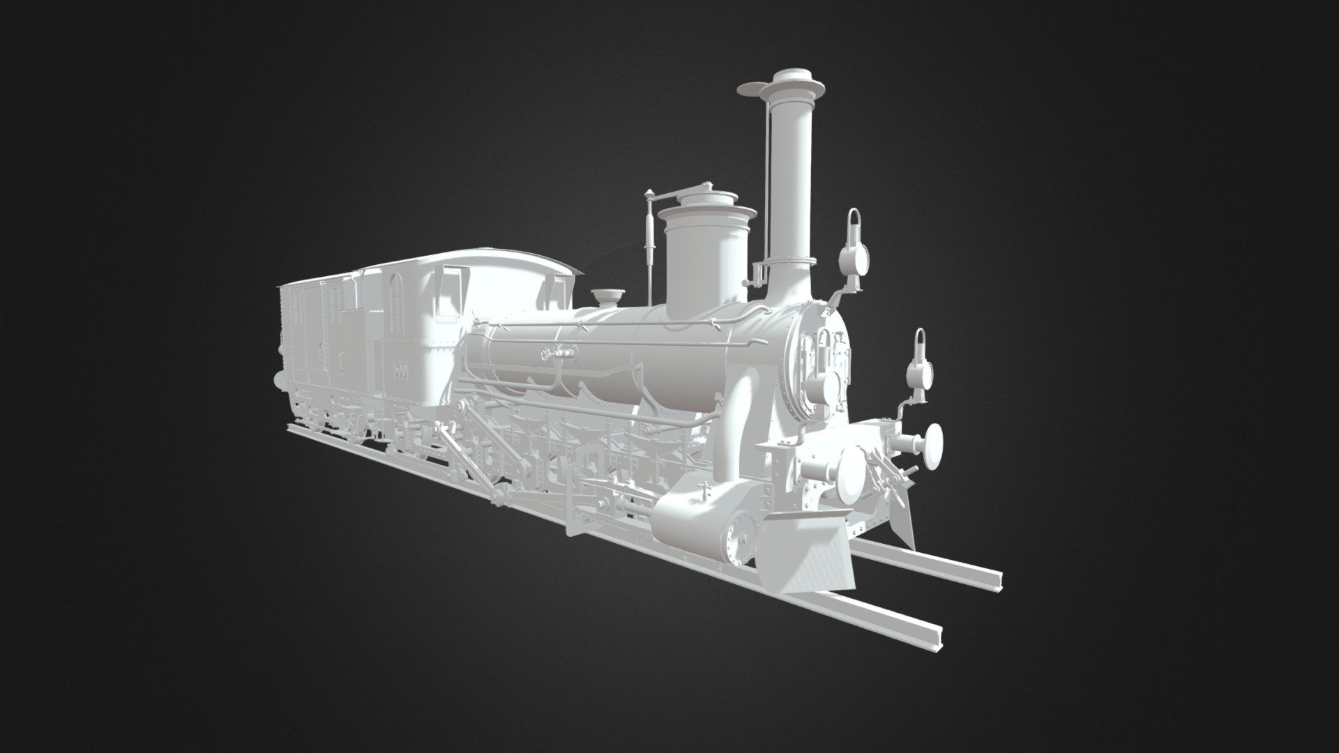 Steyerdorf Steam Locomotive Train - Download Free 3D model by Aditya ...
