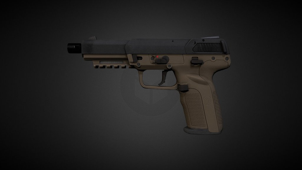 5/7 AP Pistol - 3D model by Overkill Software (@overkillsoftware ...
