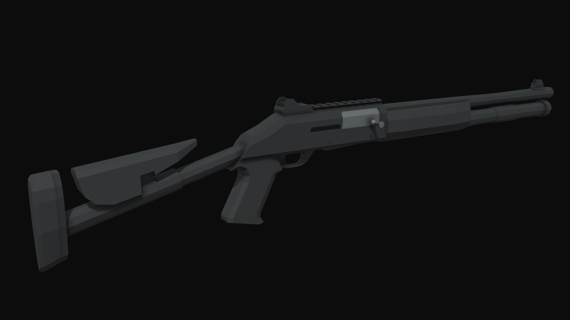 XM1014 Low Poly - Buy Royalty Free 3D model by Bundem Games ...