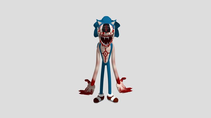 Sonic.EXE (Free 3d Model) - Download Free 3D model by SonicTeam_12 ...
