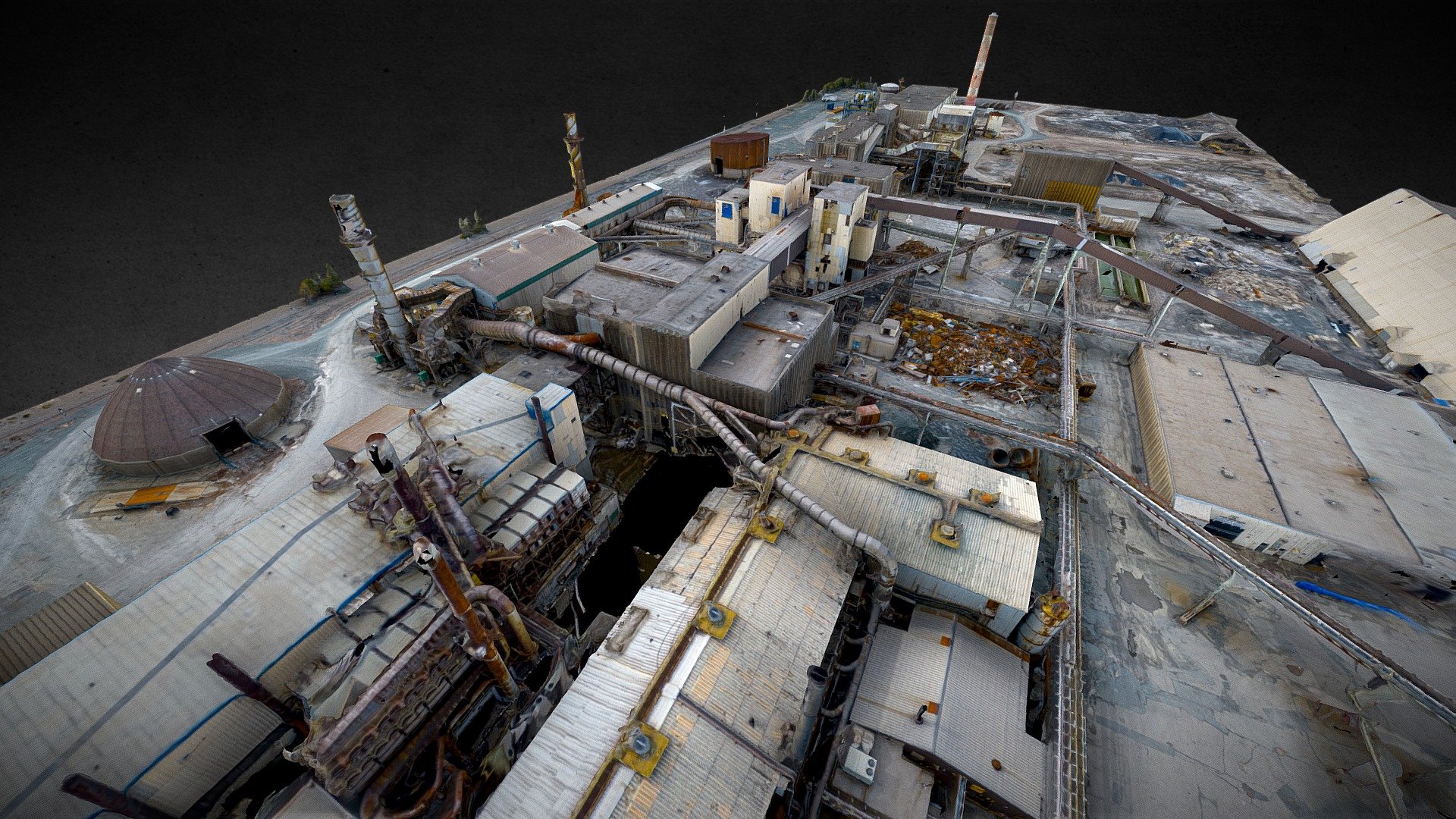 Mining Smelter Chemical Processing Facility - Buy Royalty Free 3D model ...
