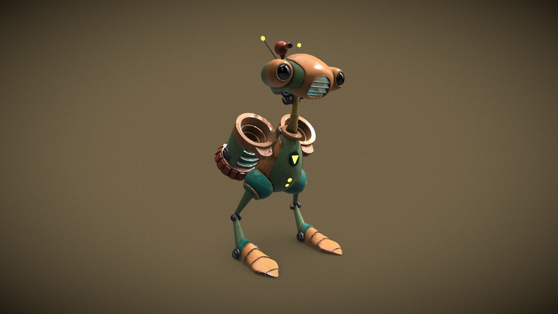 Robot model - 3D model by YanLing (@ChowYanLing) [decab17] - Sketchfab