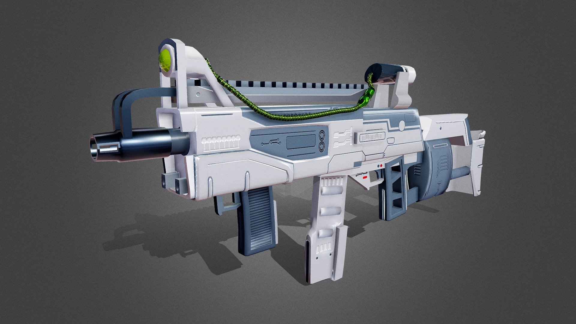 Futuristic Rifle - Buy Royalty Free 3D model by skunkworks [decb31b ...