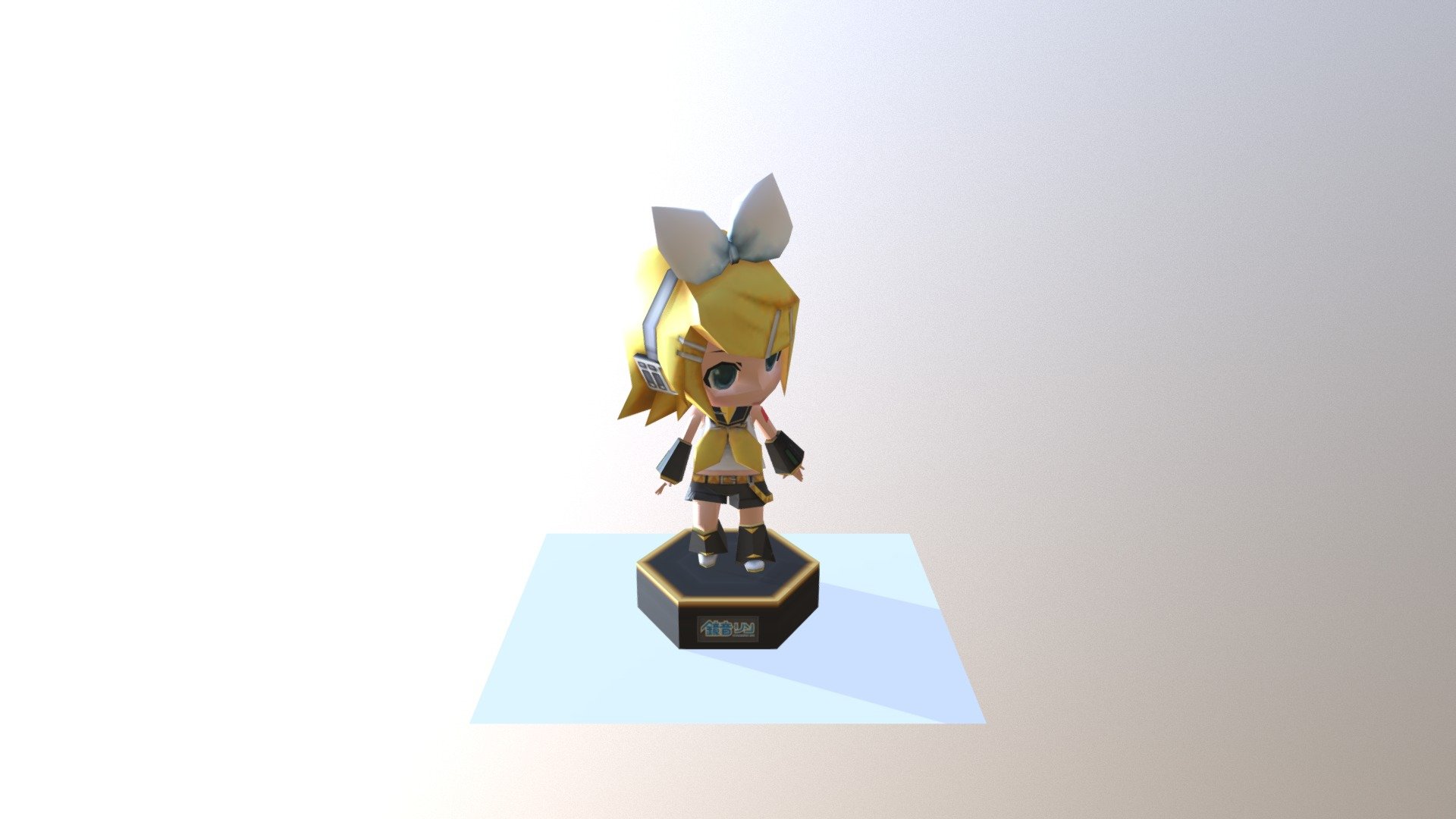 3DS - Hatsune Miku Project Mirai 2 - Rin Figure - Download Free 3D ...