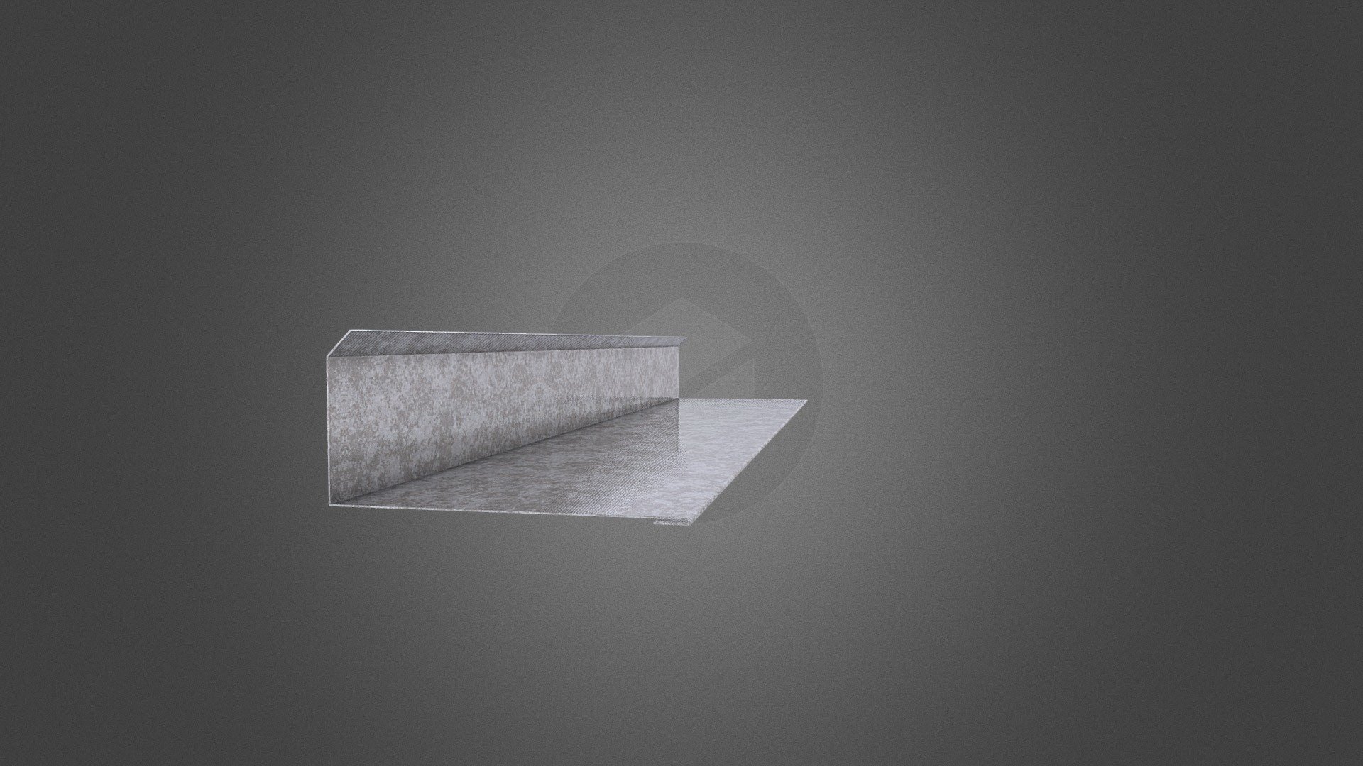 L TRIM TO WALL CLOSURE W CAULK - Download Free 3D model by FabTech ...